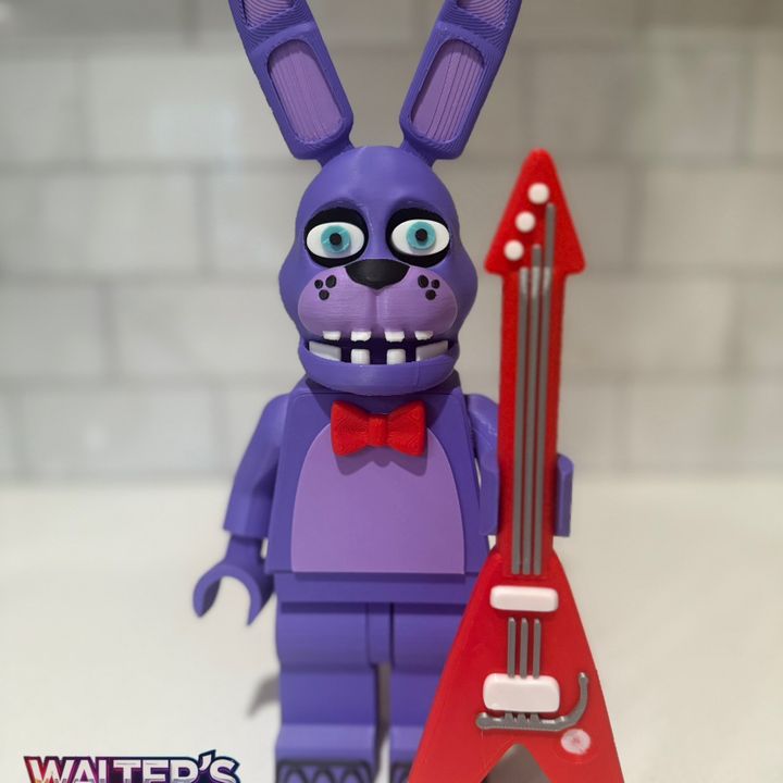 3D Printable Bonnie FNAF Megamod by Walter's World 3D