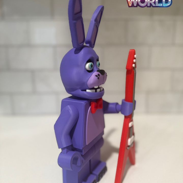 3D Printable Bonnie FNAF Megamod by Walter's World 3D