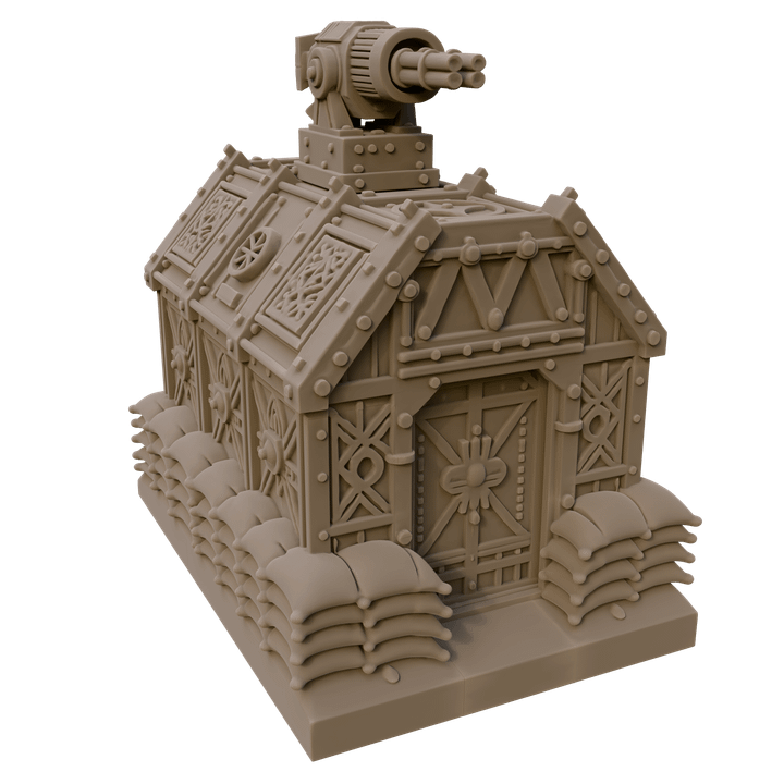 3D Printable Trench Modular Bunker - 3D Print Tabletop RPG Miniature ...