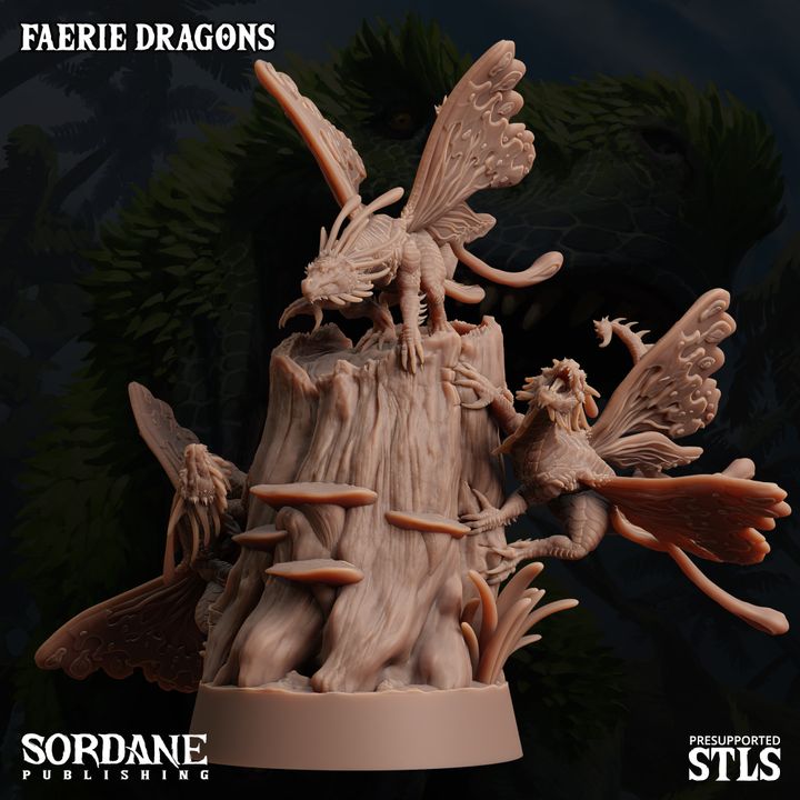 3D Printable Faerie Dragon by Sordane Publishing