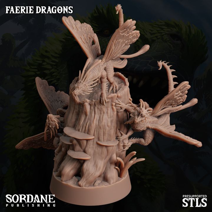 3D Printable Faerie Dragon by Sordane Publishing