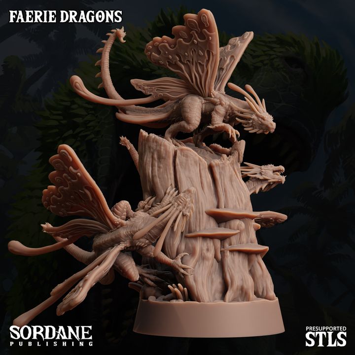 3D Printable Faerie Dragon by Sordane Publishing
