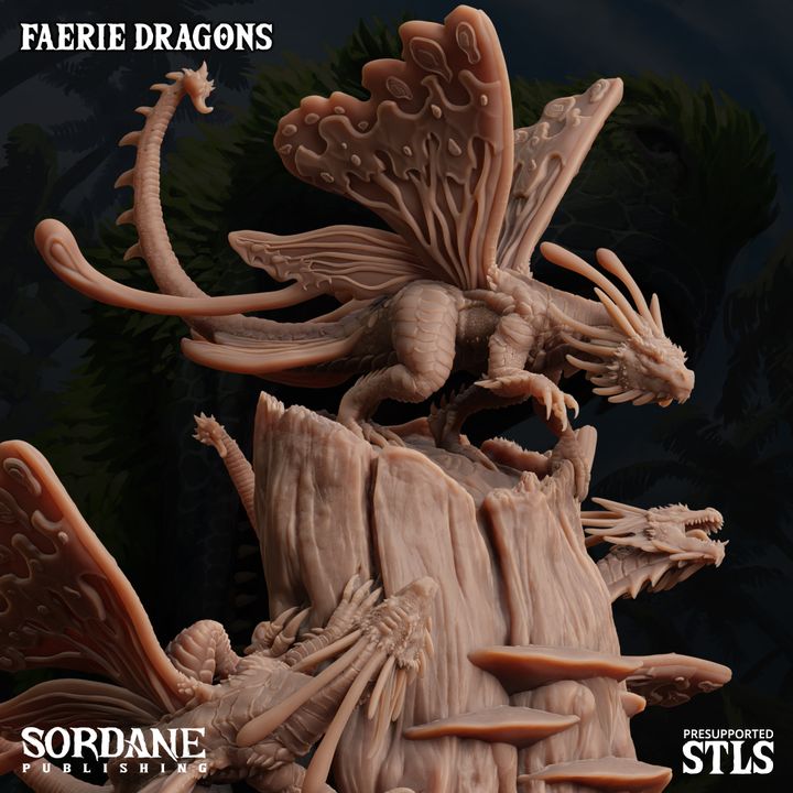 3D Printable Faerie Dragon by Sordane Publishing
