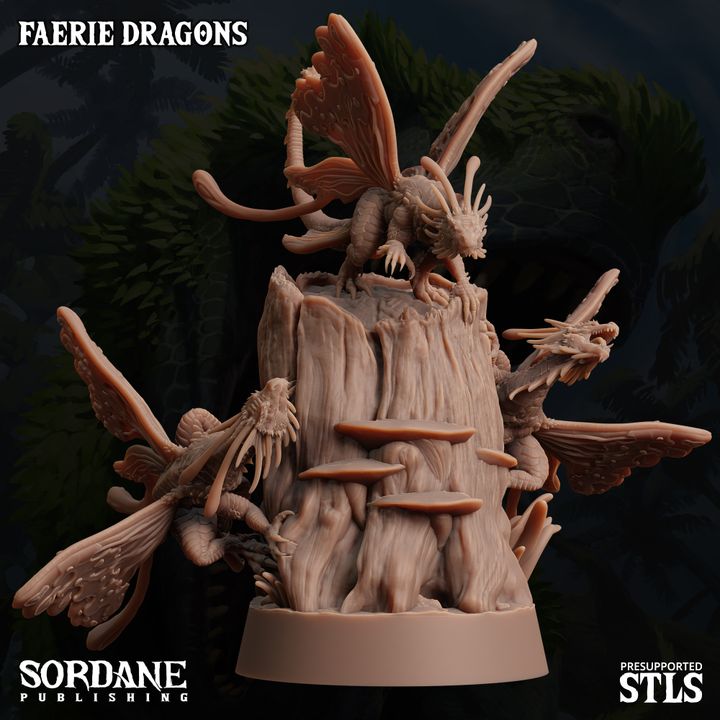 3D Printable Faerie Dragon by Sordane Publishing