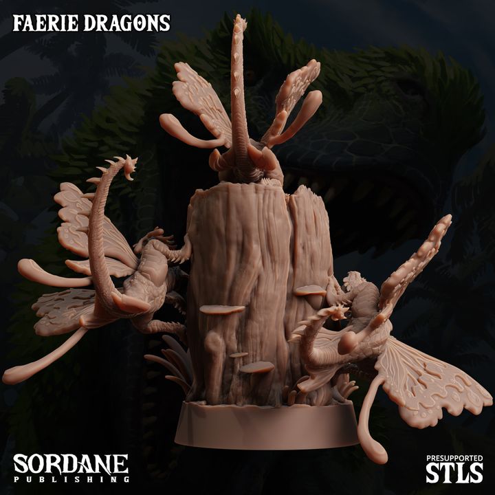 3D Printable Faerie Dragon by Sordane Publishing