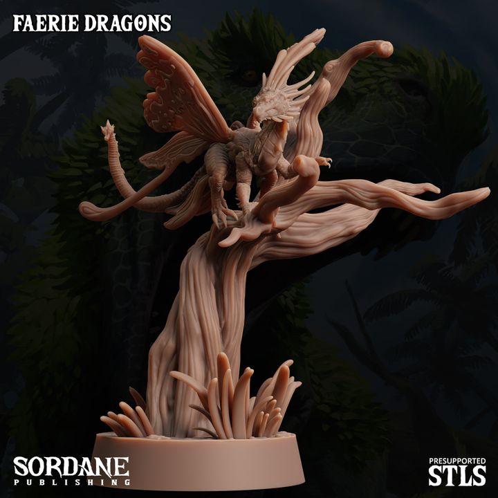 3D Printable Faerie Dragon by Sordane Publishing