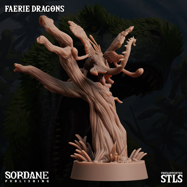 3D Printable Faerie Dragon by Sordane Publishing