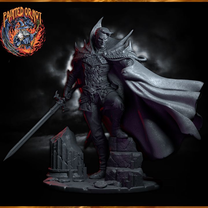 3D Printable Noble Vampire Lord by PaintedOrNot