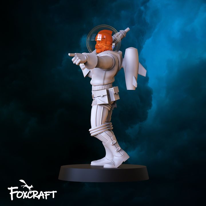 3D Printable Rocket League Captain by FoxCraft Creations