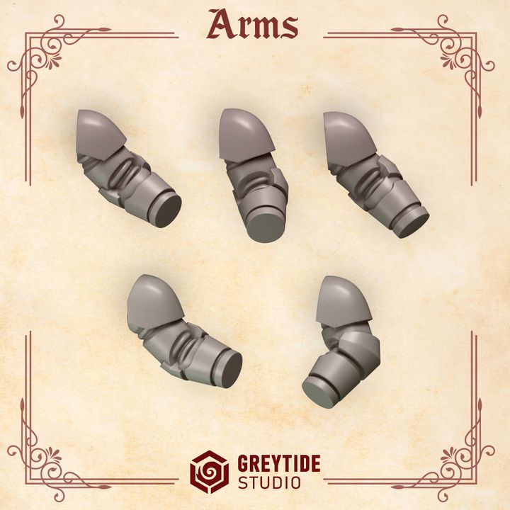 3D Printable Arms CL by GreyTide Studio