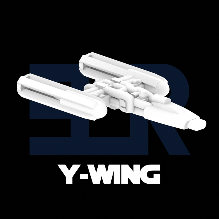 3D Printable ANH Y-Wing (Squadrons) by ELR Minis