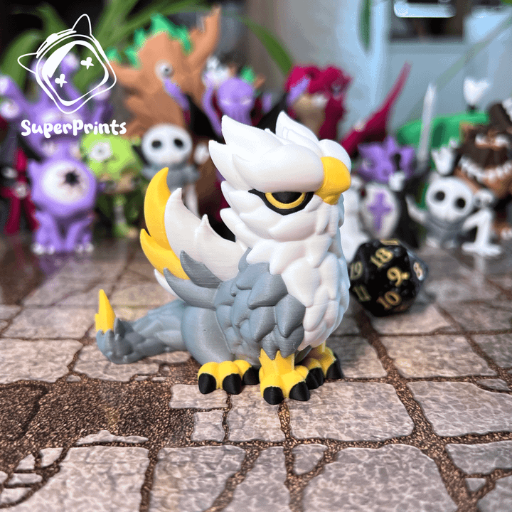 3D Printable Griffon - Easy Multicolor FDM D&D Minis (No supports) by ...