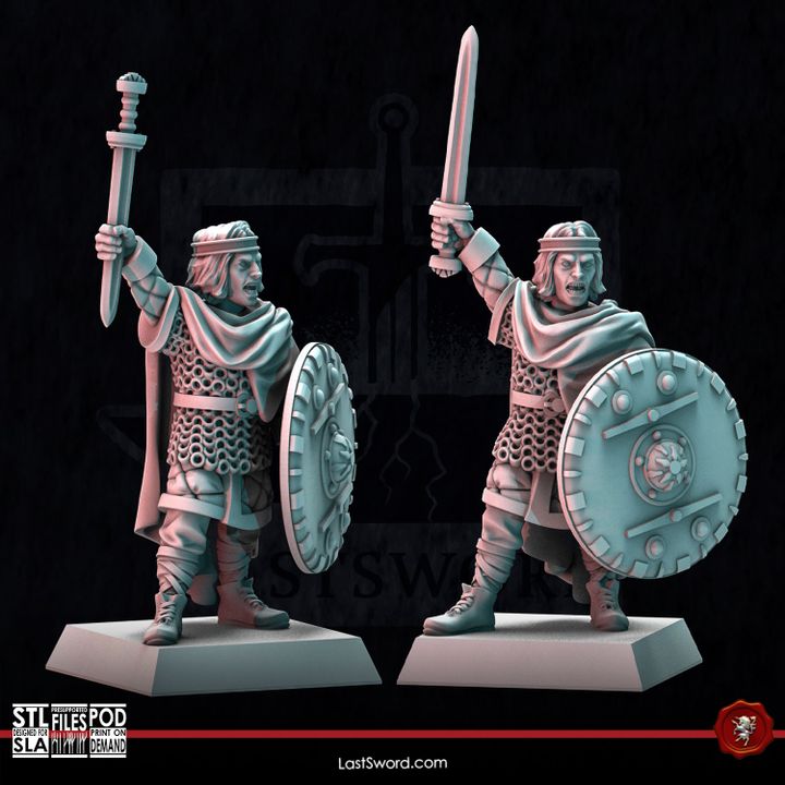 3D Printable Anglo-Saxons Prince Edward by LastSword Miniatures