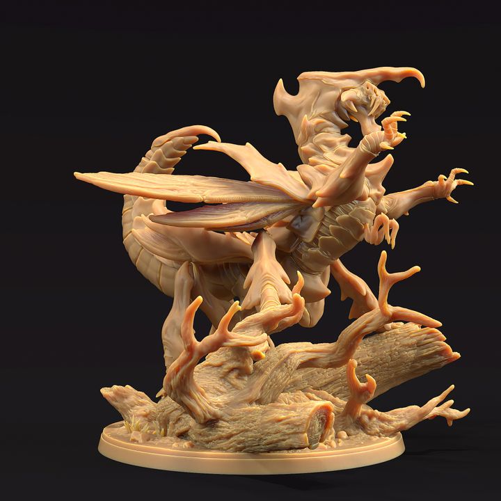 3D Printable Dragon Beetle | PRESUPPORTED | Secrets of The Silkbound by ...