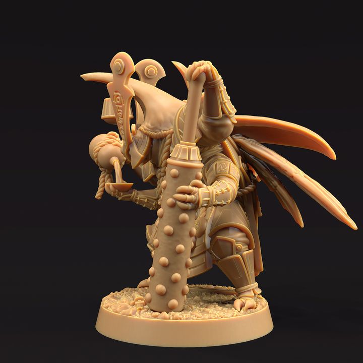 3D Printable Shobu, Drunken Warrior | PRESUPPORTED | Secrets of The ...