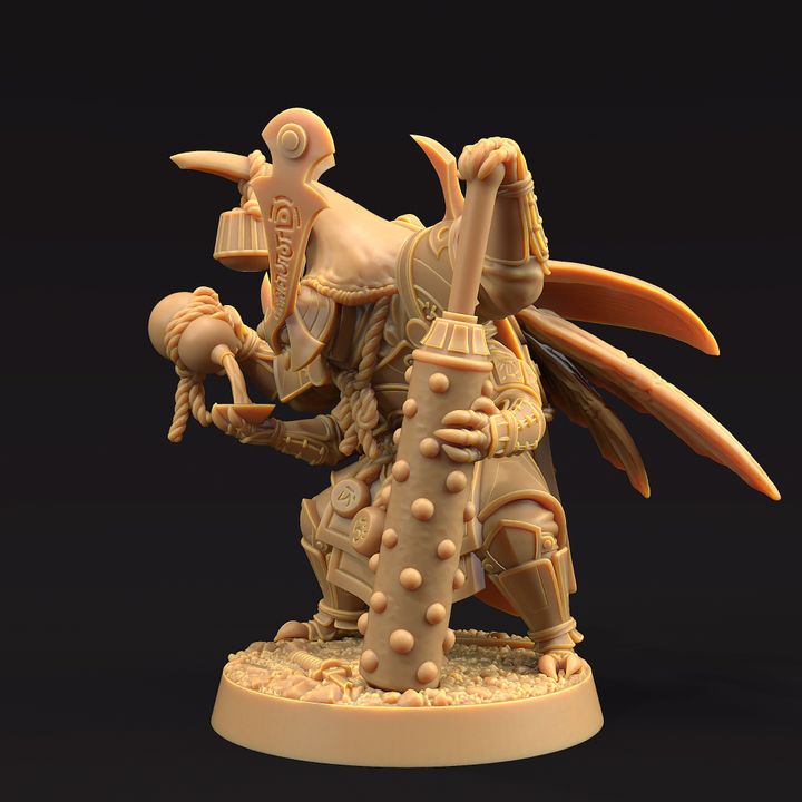 3D Printable Shobu, Drunken Warrior | PRESUPPORTED | Secrets of The ...
