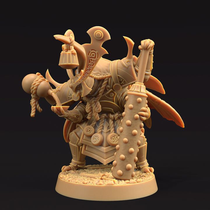 3D Printable Shobu, Drunken Warrior | PRESUPPORTED | Secrets of The ...