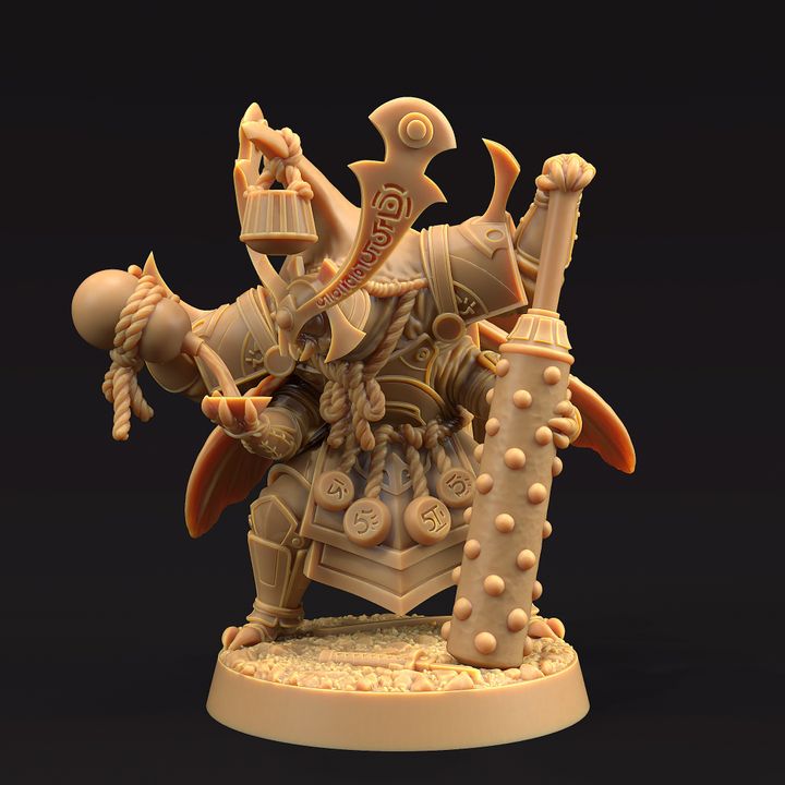3D Printable Shobu, Drunken Warrior | PRESUPPORTED | Secrets of The ...