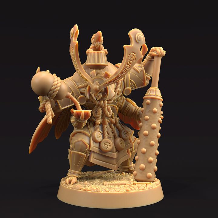 3D Printable Shobu, Drunken Warrior | PRESUPPORTED | Secrets of The ...