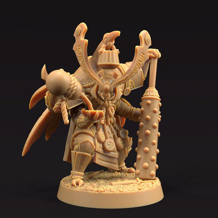 3D Printable Shobu, Drunken Warrior | PRESUPPORTED | Secrets of The ...