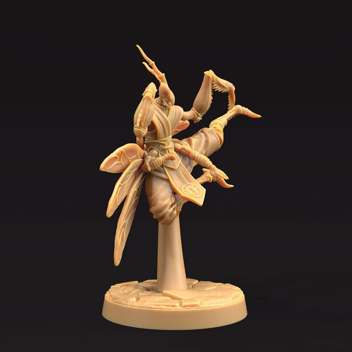 3D Printable Mantis Monks | PRESUPPORTED | Secrets of The Silkbound by ...