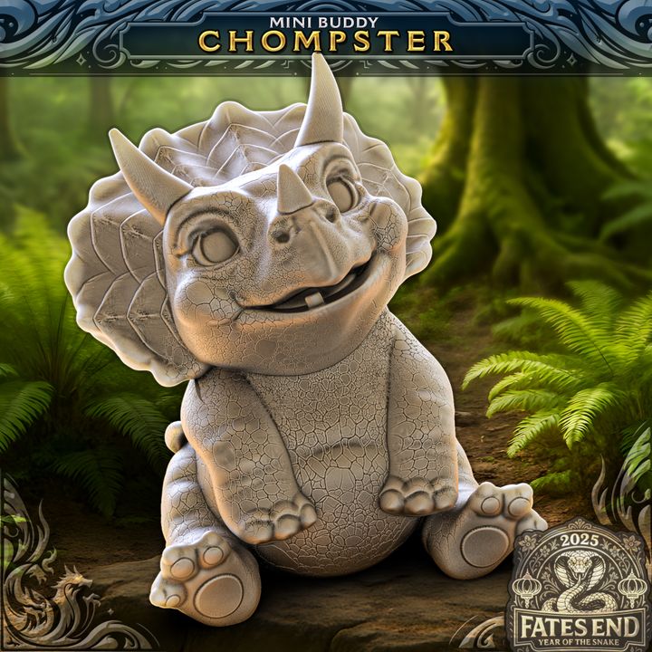 3D Printable Chompster Mini Buddy by FatesEnd