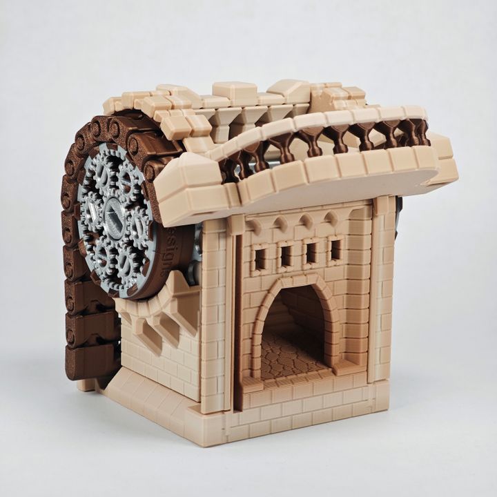 3D Printable Automatic Dice Tower by 3DTechDesigns