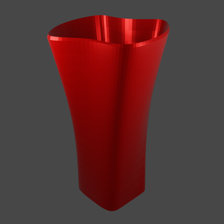 3D Printable Wavy Rim Serenity Vase by Stanley