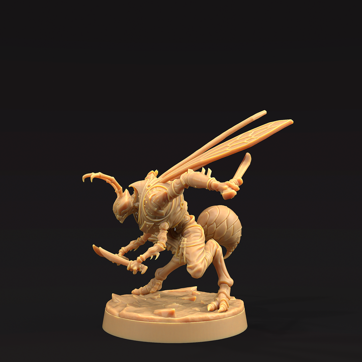 3D Printable Wasp Assassins | PRESUPPORTED | Secrets of The Silkbound ...