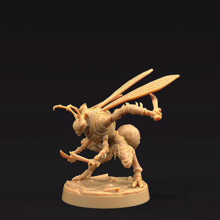 3D Printable Wasp Assassins | PRESUPPORTED | Secrets of The Silkbound ...
