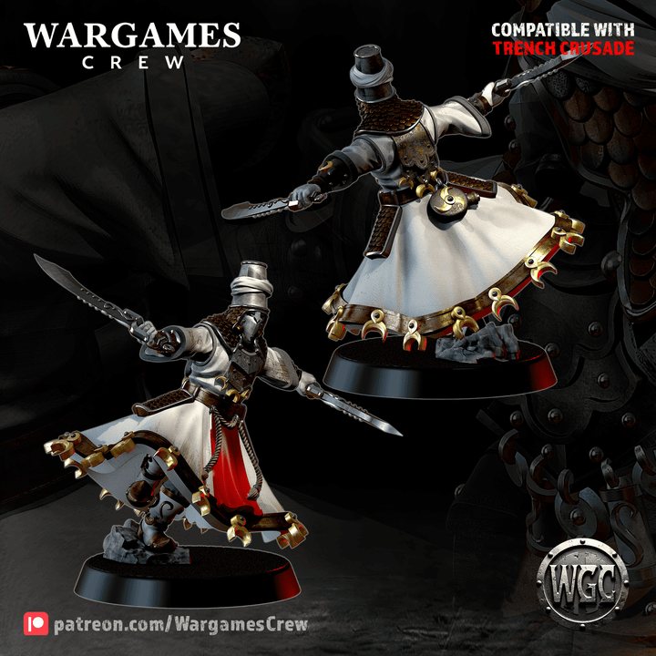 3D Printable Dervishes of the Hidden Path by WargamesCrew