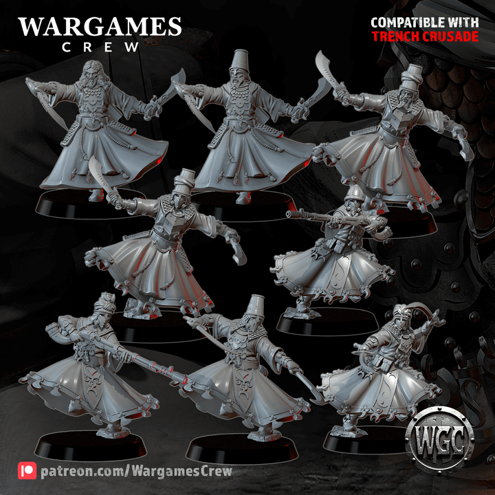 3D Printable Dervishes of the Hidden Path by WargamesCrew