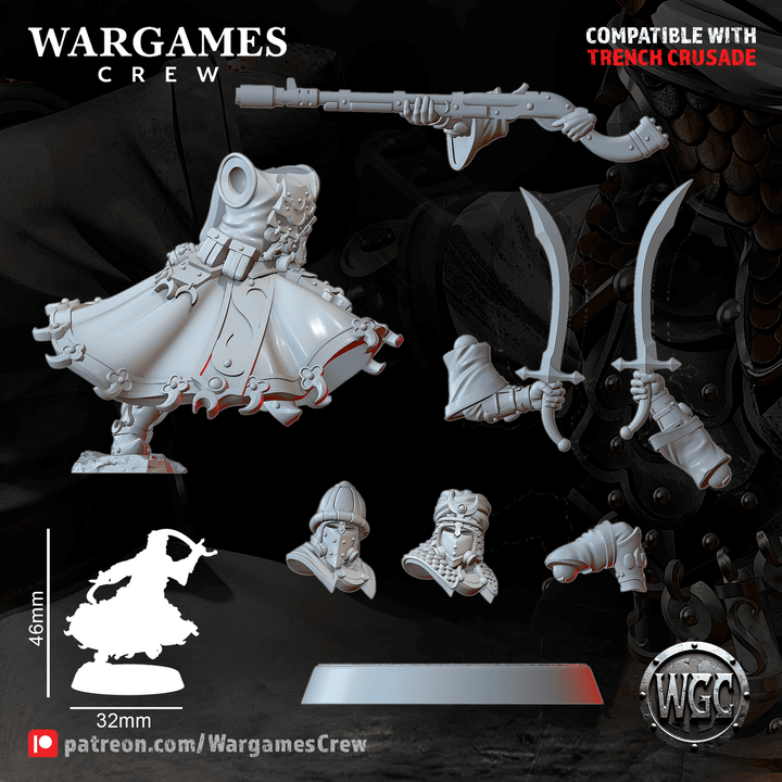 3D Printable Dervishes of the Hidden Path by WargamesCrew