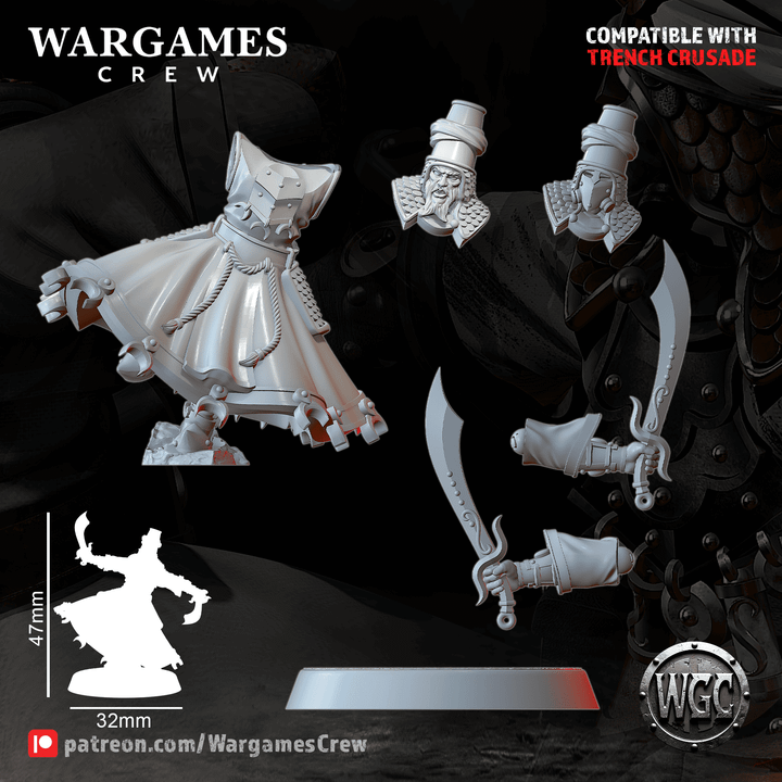 3D Printable Dervishes of the Hidden Path by WargamesCrew