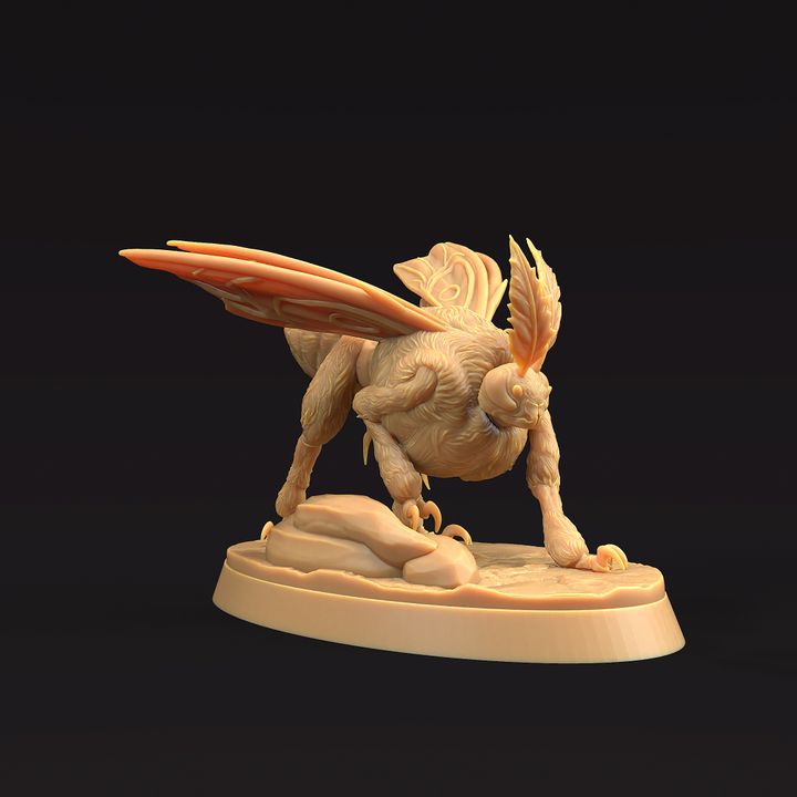 3D Printable Moth Wolves | PRESUPPORTED | Secrets of The Silkbound by ...