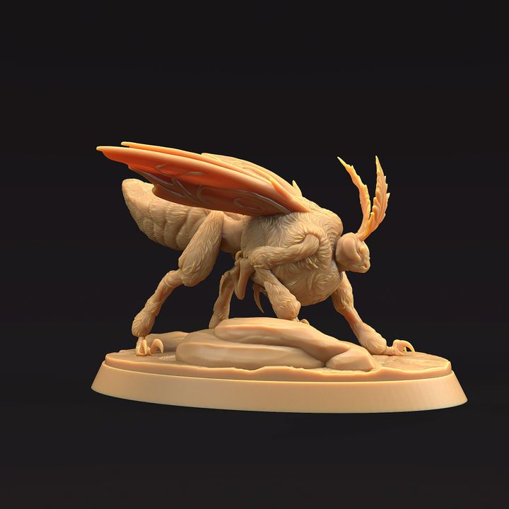 3D Printable Moth Wolves | PRESUPPORTED | Secrets of The Silkbound by ...