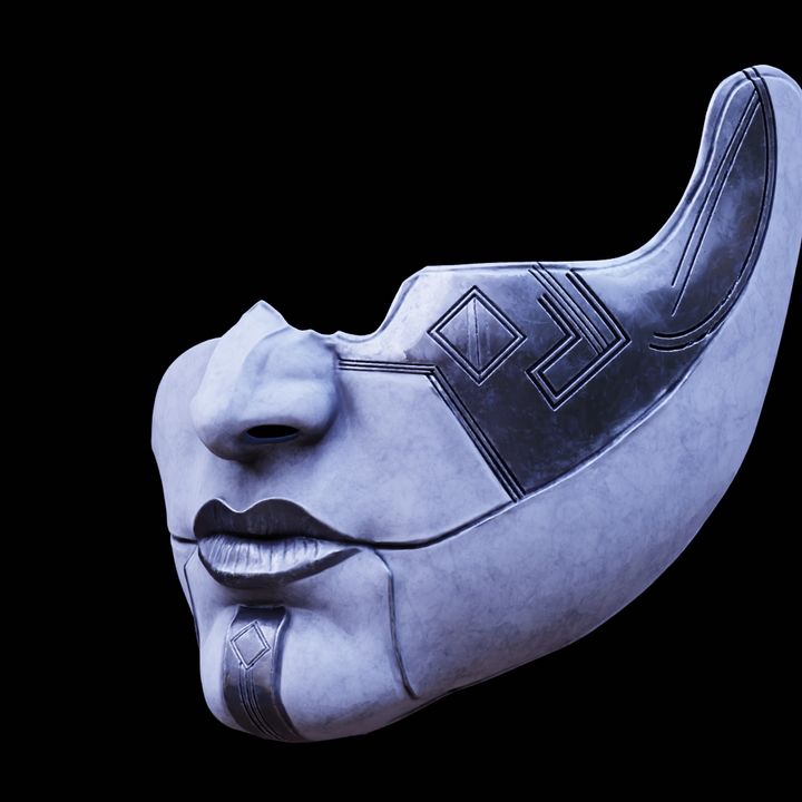 3D Printable ALICIA MASK - Clair Obscur Expedition 33 fan art - 3D ...