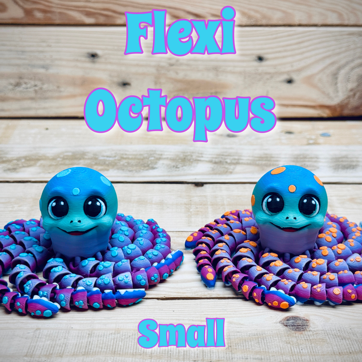 3D Printable Small Flexi Octopus by ENIQUE3D