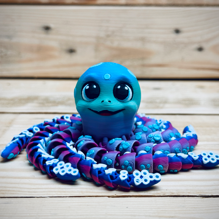 3D Printable Small Flexi Octopus by ENIQUE3D