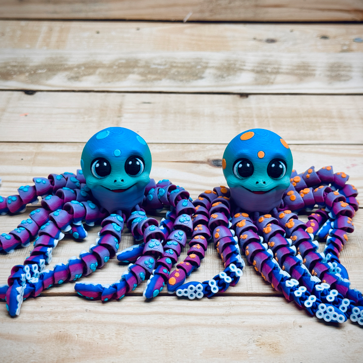 3D Printable Small Flexi Octopus by ENIQUE3D