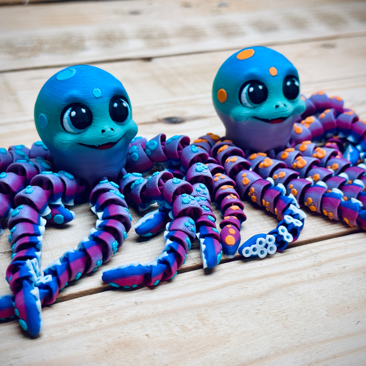 3D Printable Small Flexi Octopus by ENIQUE3D