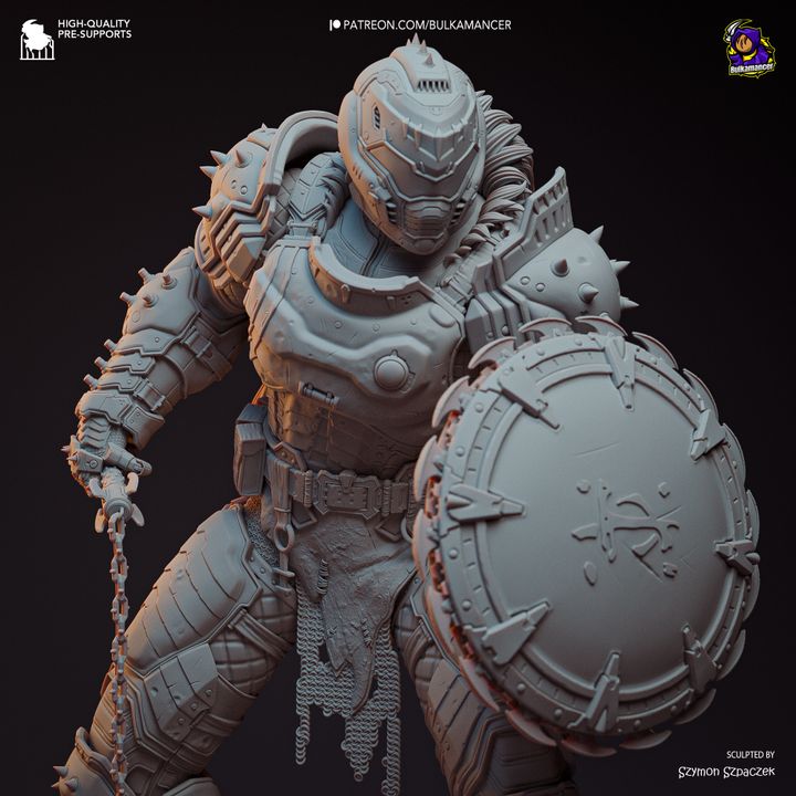 3D Printable Hellwalker | 299mm by Bulkamancer Sculpts