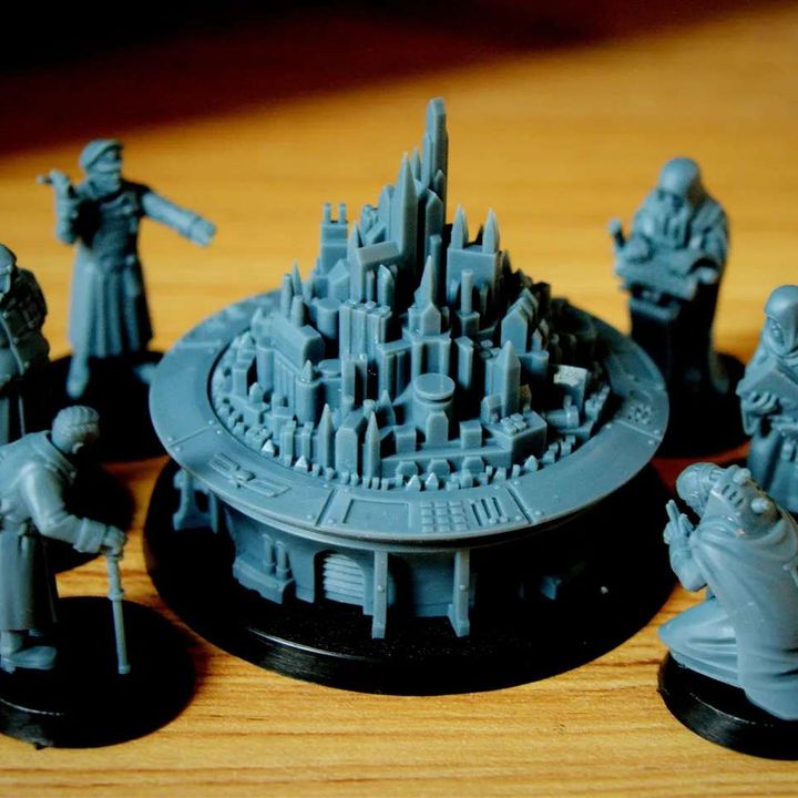 3D Printable Universal Guard - Map Room by The Makers Cult
