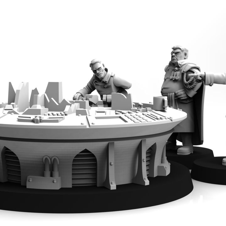 3D Printable Universal Guard - Map Room by The Makers Cult