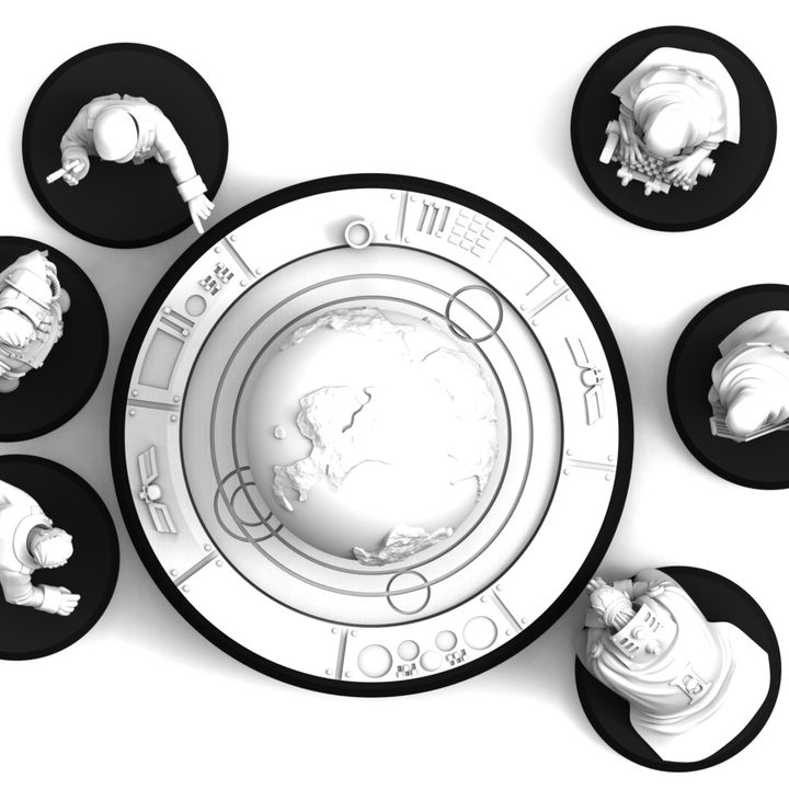 3D Printable Universal Guard - Map Room by The Makers Cult