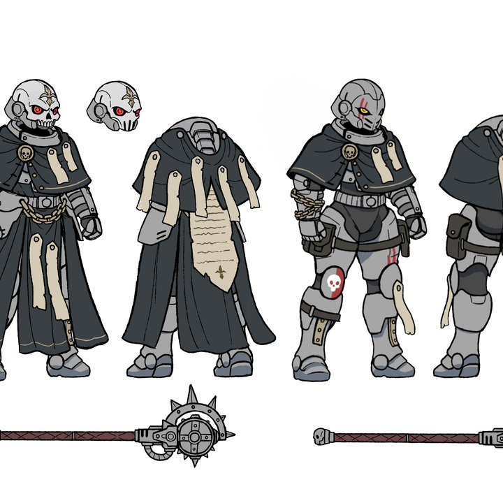 3D Printable Daughters of War - Adjudicator by The Makers Cult