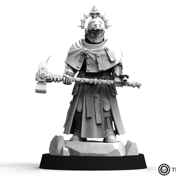 3D Printable Daughters of War - Adjudicator by The Makers Cult