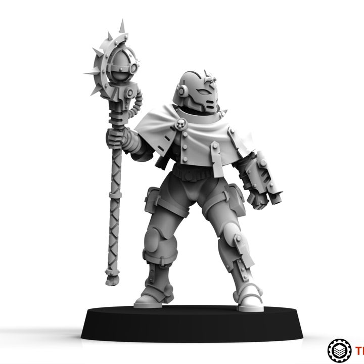 3D Printable Daughters of War - Adjudicator by The Makers Cult
