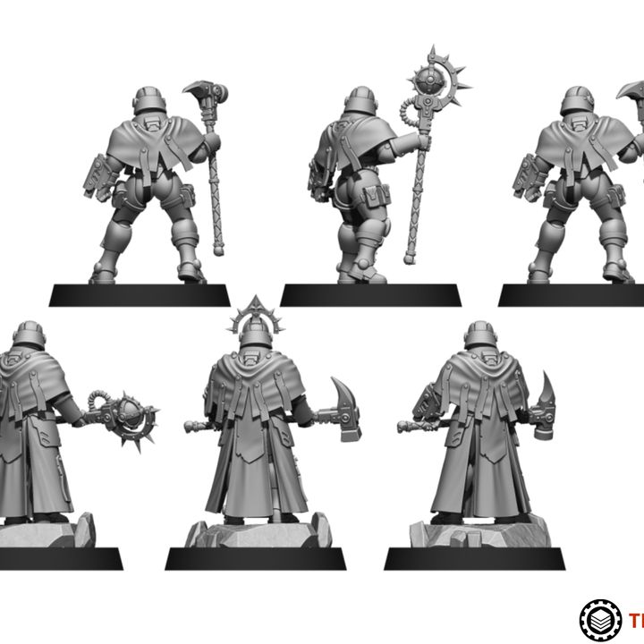 3D Printable Daughters of War - Adjudicator by The Makers Cult