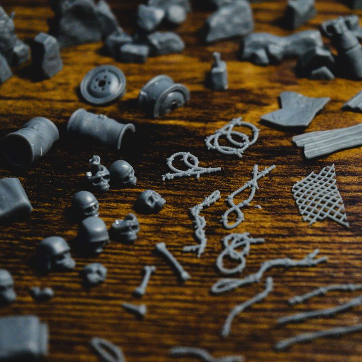 3D Printable Universal Guard - Basing Bits by The Makers Cult